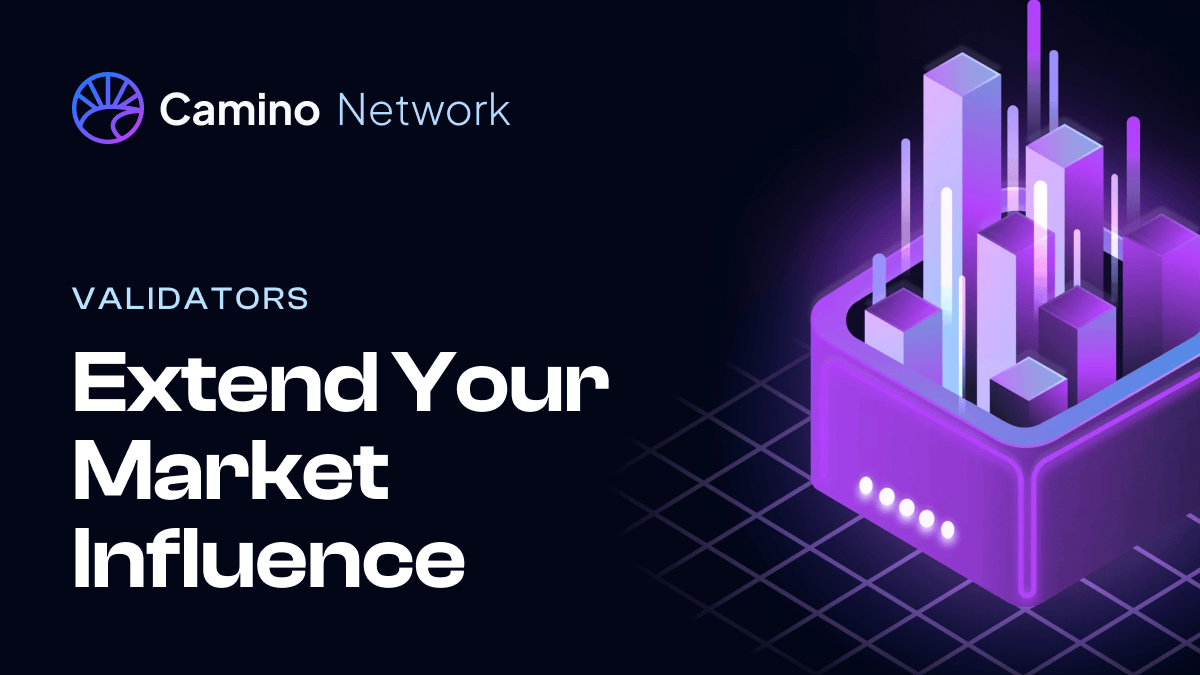 Join Camino Network as a validator: get rewards and govern. - Camino Network
